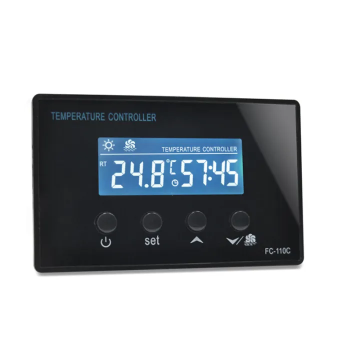 FC-110C 230V10A LCD Mini Sauna Room Foot Spa Digital Temperature Controller with Countdown Timer ...