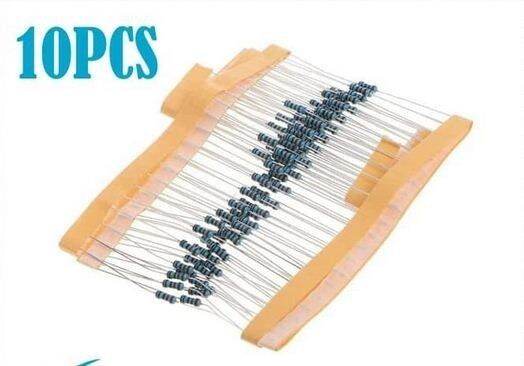 Resistor 1K 1 Kilo Ohm Metal Film Axial 1% 1/4 W 0.25 W isi 10 pcs ...