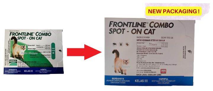 Frontline Combo Spot-On Cat (0.5ml x 3 Pipettes) | Lazada