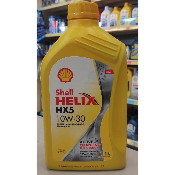 Shell Helix HX5 10W-30 Premium Multigrade Motor Oil (1 LITER) | Lazada