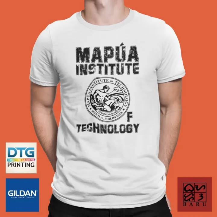 MapuaLogo210P t-shirt for Men with classic Mapua inspired print by Baru ...