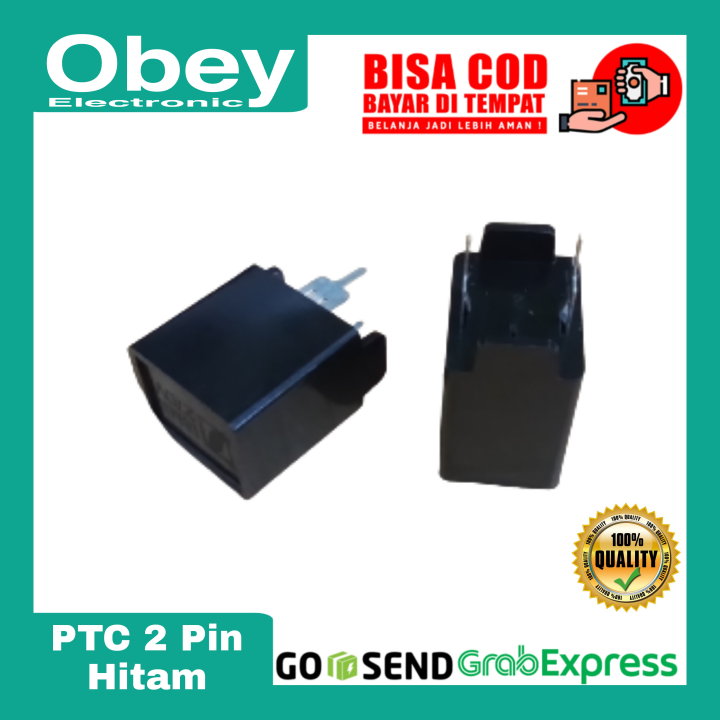 PTC 2 PIN HITAM | Lazada Indonesia
