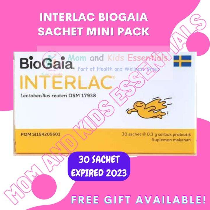 INTERLAC BIOGAIA SACHET MINI PACK 30 SACHET VITAMIN PENCERNAAN BAYI ...