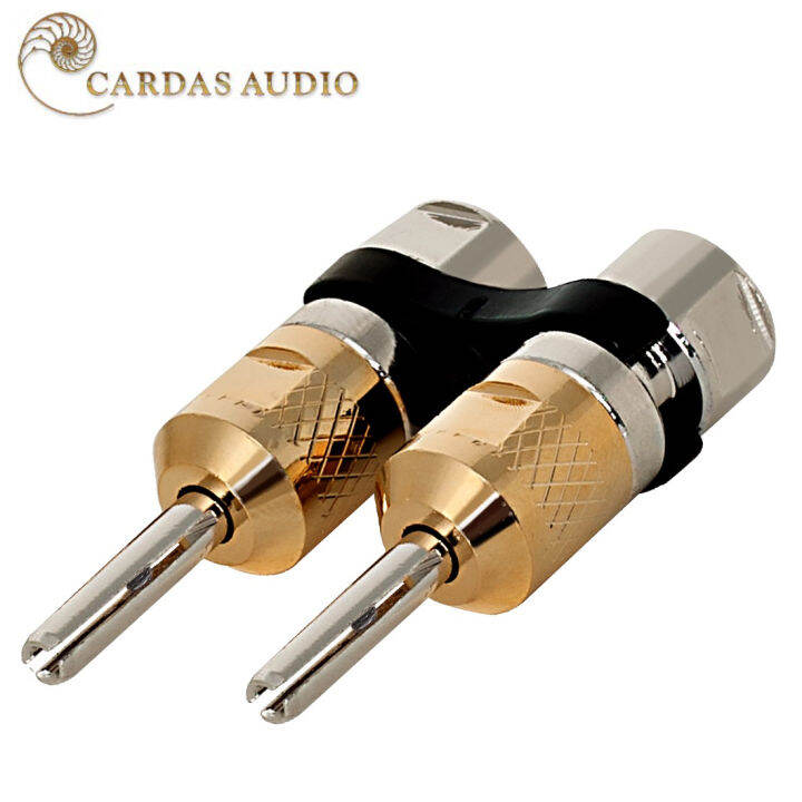 Cardas CABD Banana Connector / spade-to-banana adapter audio grade made ...