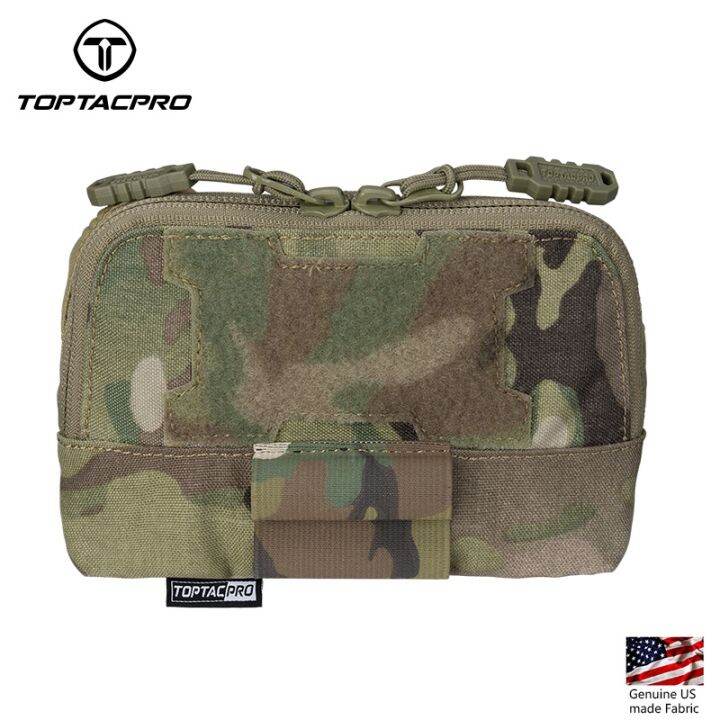 TOPTACPRO Tactical Admin Pouch Military Dump Pouch MOLLE EDC Chest Bag ...