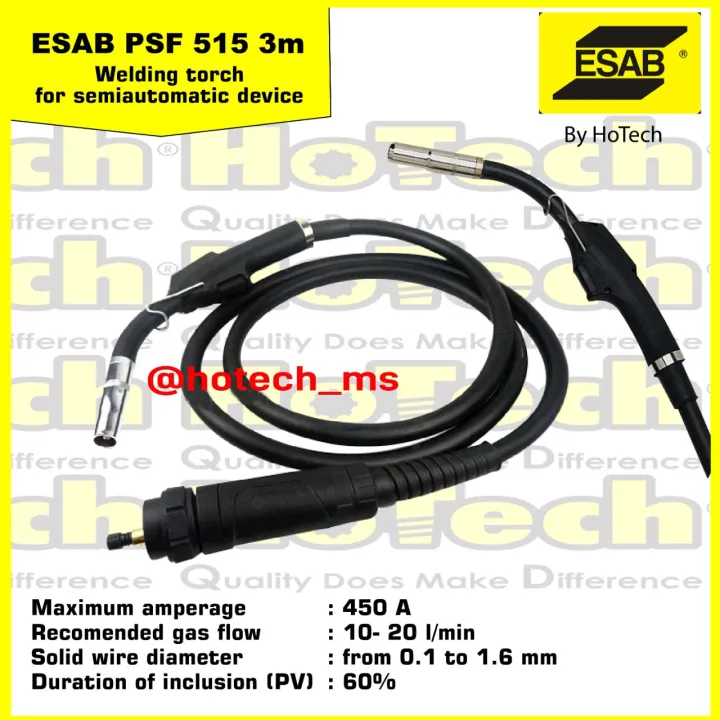 ESAB Mig Torch PSF 515 | Esab Welding Torch PSF 515 4.0M | Lazada Indonesia