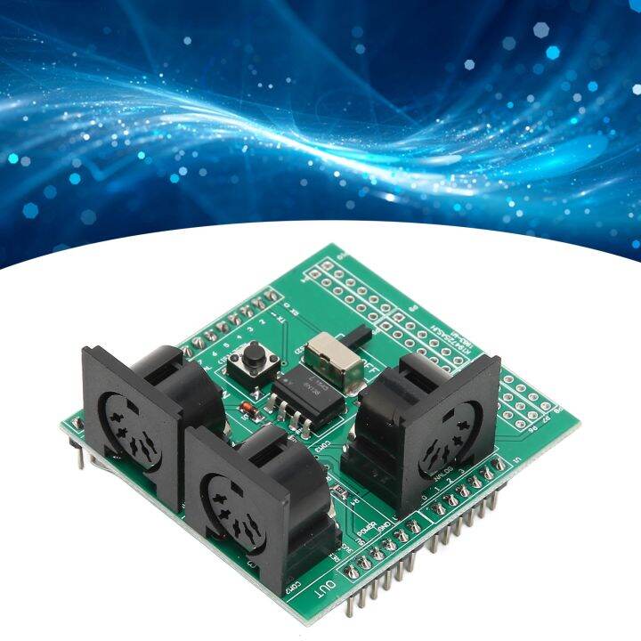 MIDI Adapter Module MIDI Adapter Board PCB RUN PGM Switch for Digital ... MIDI Adapter Module MIDI Adapter Board PCB RUN PGM Switch for Digital ...