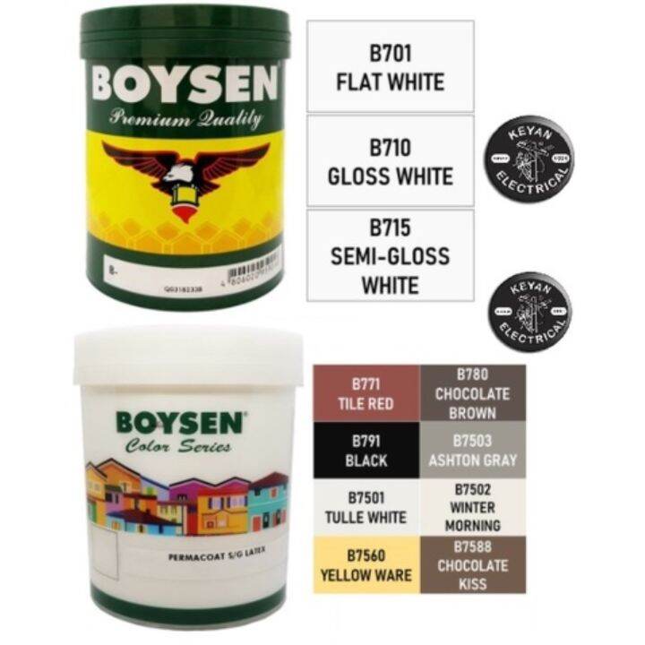 Delicious BOYSEN LATEX Permacoat Original Color Series - 1 Liter - B700 ...
