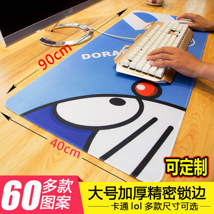 Oversized Mouse Pad Girls Custom E Sports Cartoon Keyboard Pad Thickened Overlock Computer