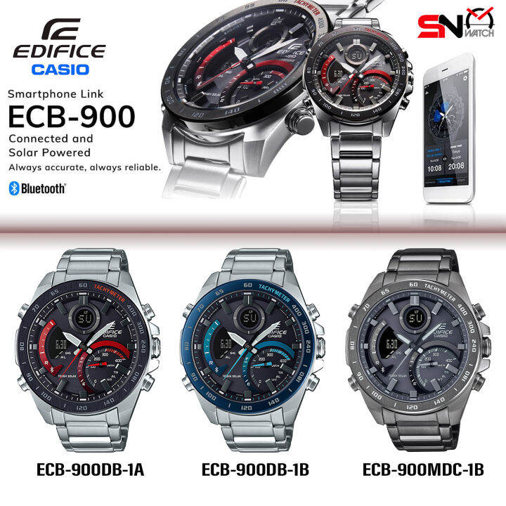 Casio Edifice ECB-900DB ECB-900MDC Tough Solar Bluetooth Mobile link ...