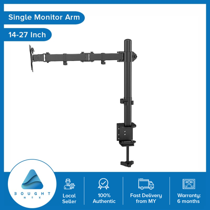 Single Monitor Arm Desk Mount Adjustable Rotatable Monitor Stand up ...