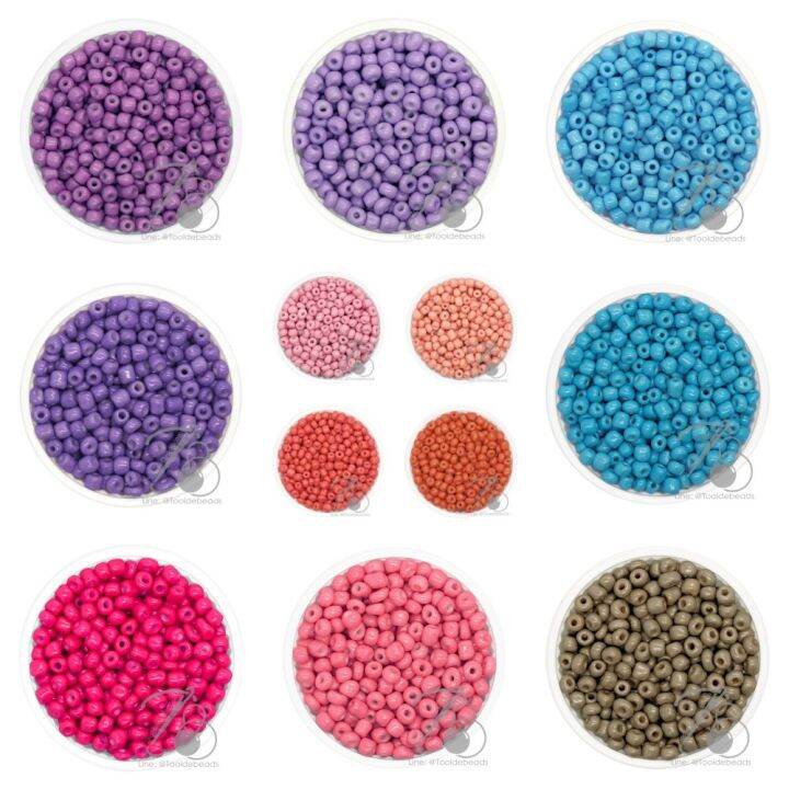 OK Brand ลูกปัดเม็ดทราย 6/0 โทนด้าน 03 (100 กรัม) | Lazada.co.th