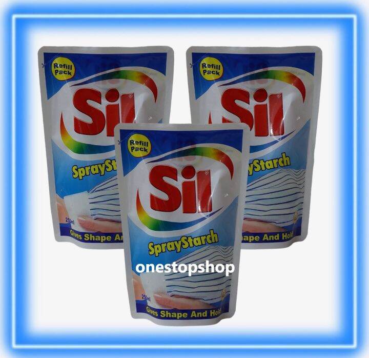 Sil Ironing Aid Spray Starch 250mL Refill x3 | Lazada PH