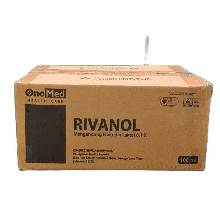 RIVANOL ONEMED 100ML PER KARTON ISI 24 BOTOL / RIVANOL ONEMED / CAIRAN ...