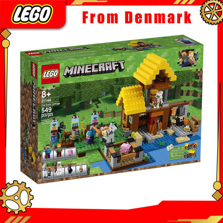 Original LEGO Lego Minecraft Farm Cottage Building Set 21144 (549 pieces) Genuine Guarantee ...