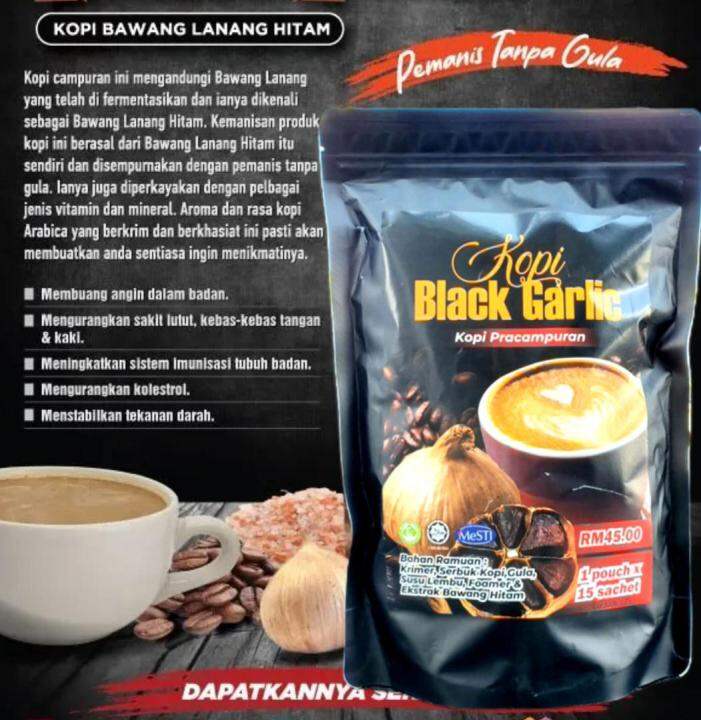 Kopi Black Garlic Buatan Malaysia Black Garlic | Bawang Hitam | Bawang ...