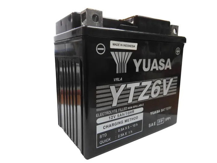 Yuasa YTZ6V Maintenance Free (Fully Sealed) Motorcycle Battery (Indonesia) | Lazada PH
