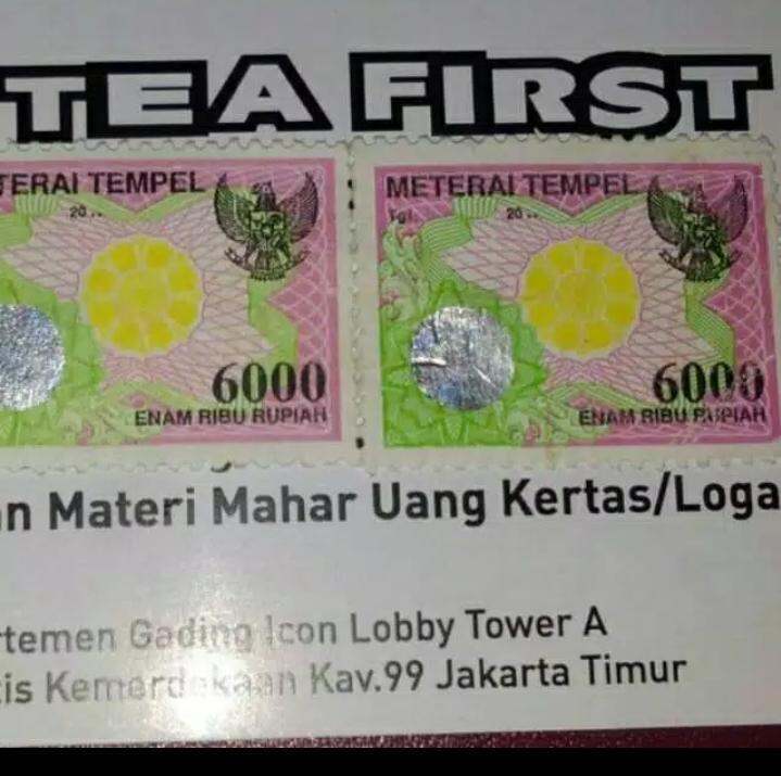KOLEKSI MATERAI JADUL / MATERAI KUNO 6000 RUPIAH TAHUN 2000 2001 2002 ORIGINAL | Lazada Indonesia