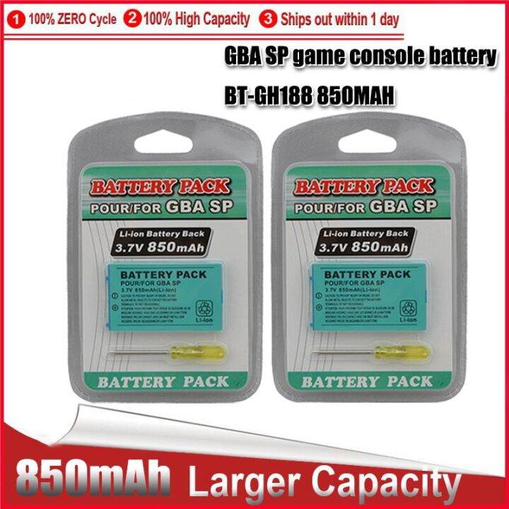 1-5pcs 3.7v 850mAh Rechargeable Lithium-ion Battery + Tool Pack Kit for Nintendo Gameboy Advance ...