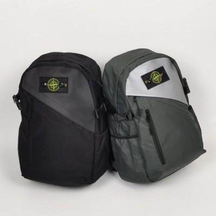 New Stone Island Bag New 3M Reflective Backpack Backpack | Lazada.co.th