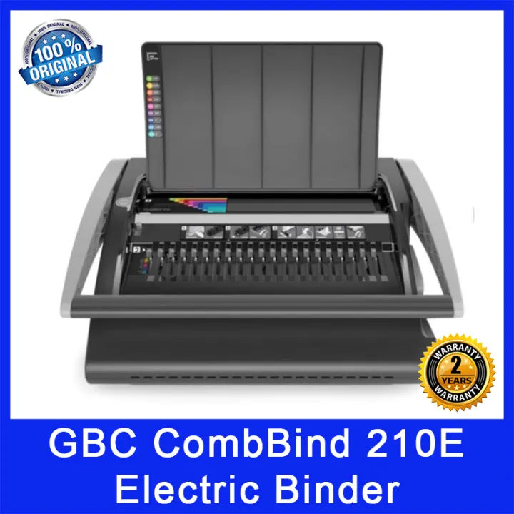 GBC CombBind 210E Electric Binder. A4 Size. Size Guide. Unique Gravity ...