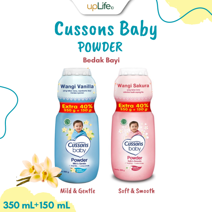 Cussons Baby Powder Bedak Bayi 350g+150g - 500g | Lazada Indonesia