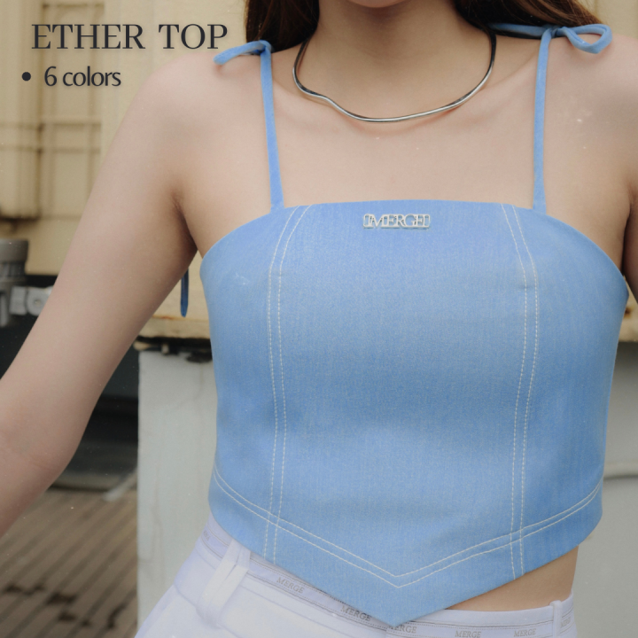 Merge Official - Ether Top 6 Colors (พร้อมส่ง)เกาะอก ผ้าหนา เสริมฟองน้ำ ...