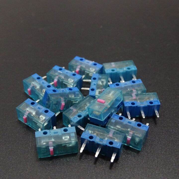 4Pcs New HUANO Blue Transparent Shell Pink Dot Mouse Micro Switch ...