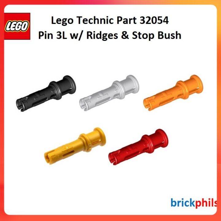 Lego Technic Part 32054 - Pin 3L w/ Ridges & Stop Bush | Lazada PH