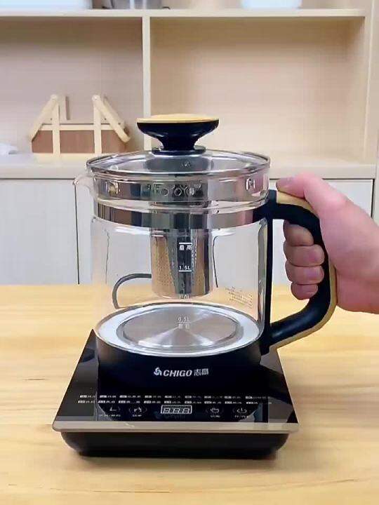Chigo Smart Health Pot Home Multi-Functional Glass Tea Maker Office ...