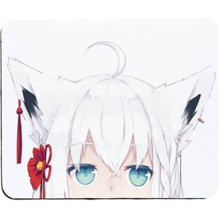 Hololive JP Shirakami Fubuki 白上吹雪 230mm*190mm Gaming Mouse Pad | Lazada