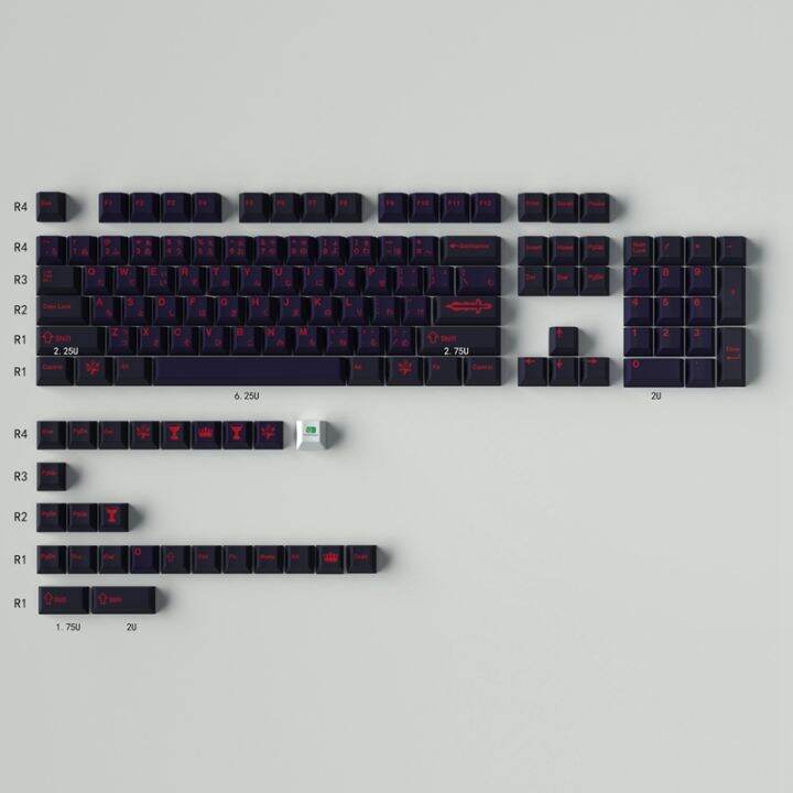 GMK Alter Keycap 130 Keys Cherry Profile PBT Five-Sided Sublimation ...