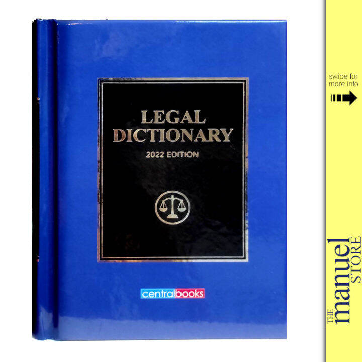 Legal Dictionary (2022) - Pocket-sized - Central - Law Terms and ...
