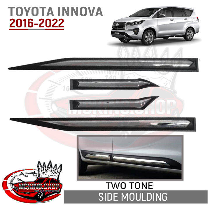 Toyota Innova 2016-2022 Side Body Moulding (Two Tone) | Lazada PH
