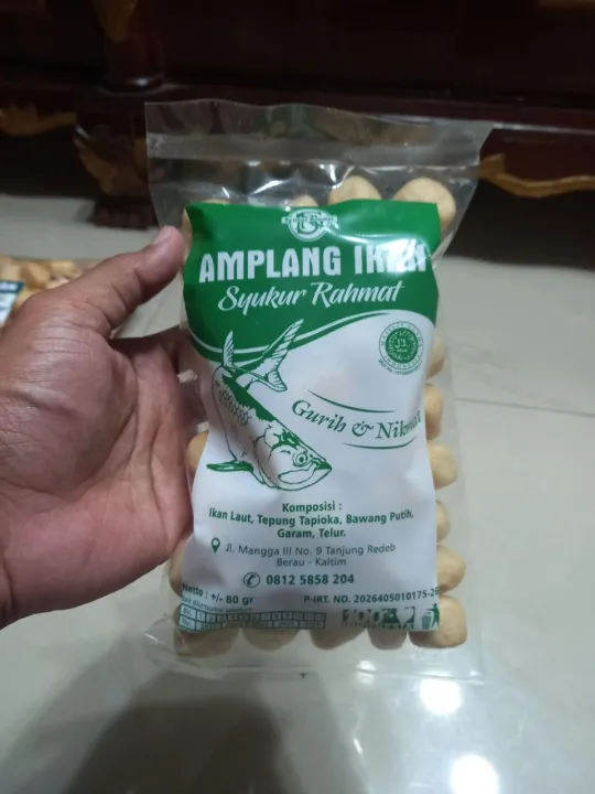 Kerupuk Amplang Ikan Oleh Oleh Khas Berau Kalimantan Timur | Lazada ...