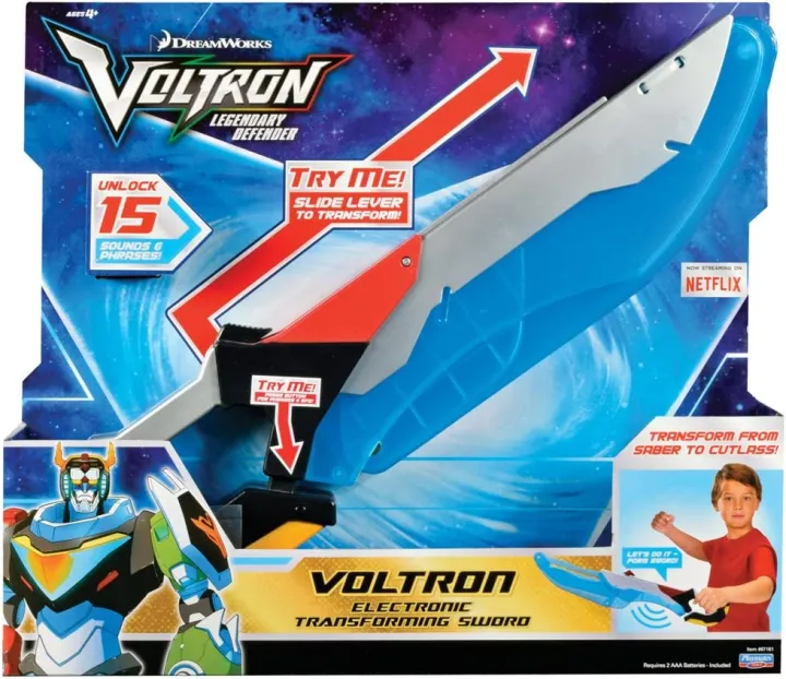 [Authentic] Voltron Electronic Transforming Sword | Lazada PH