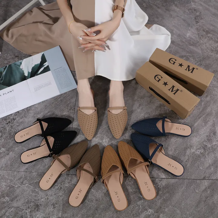 Sexy Pointed Flat Half shoes G-187 | Lazada PH
