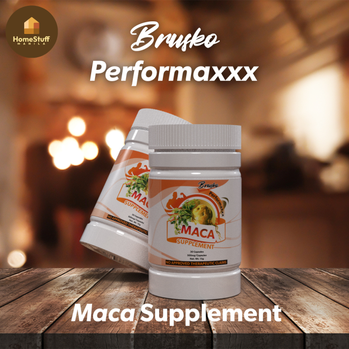 Original 100% Brusko Performaxxx Maca Supplement Energy Stamina Booster ...