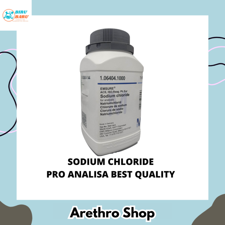 SODIUM CHLORIDE ( NaCl ) PRO ANALISA 50 GRAM MERCK BEST SELLER | Lazada Indonesia