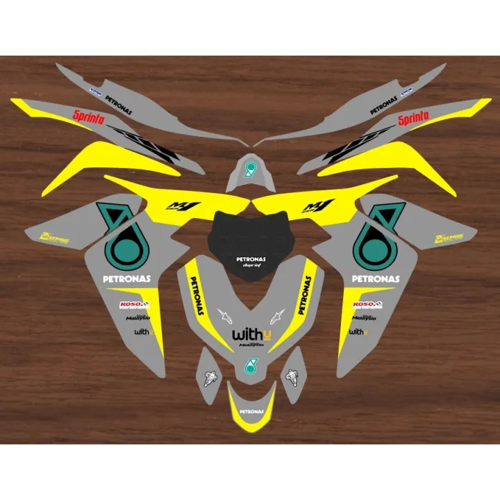 Sniper 155 Dcprint decals original sticker waterproof (Petronas ...