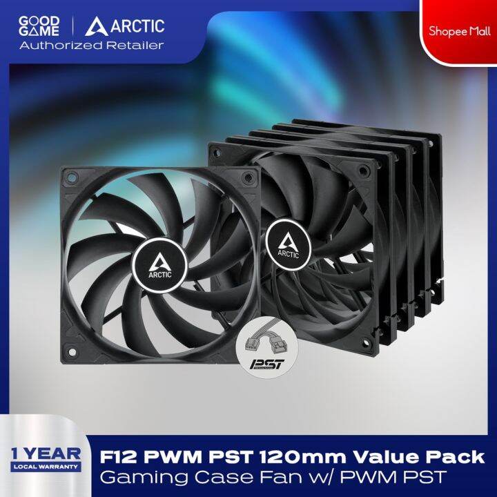 Arctic F12 PWM PST 120 mm PWM PST Case Fan Set of 5 | Lazada PH