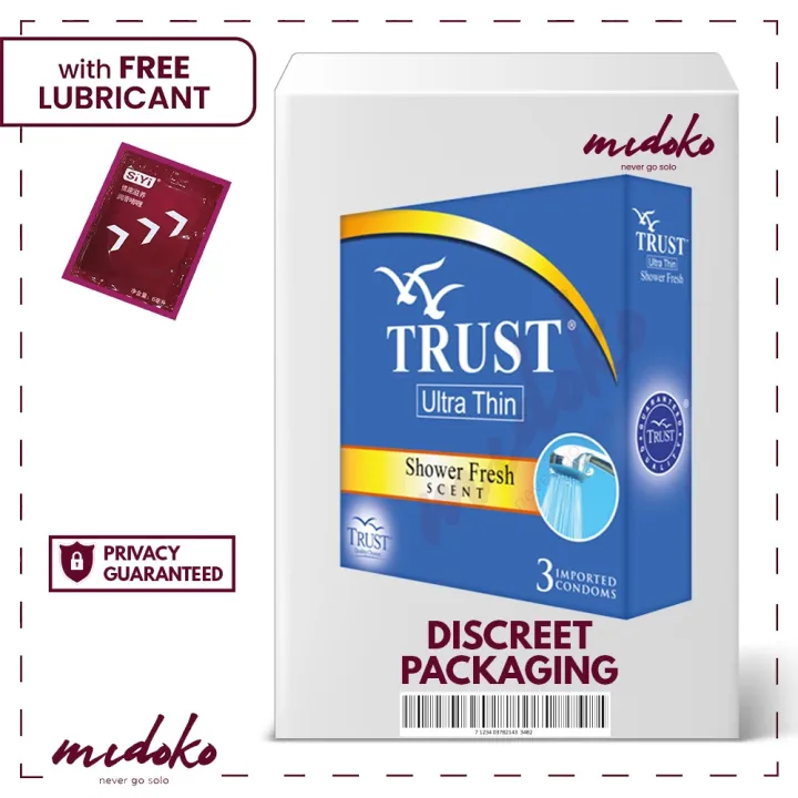 Sex toys Midoko Trust Ultra Thin Shower Fresh Condom - 3s to men and ...