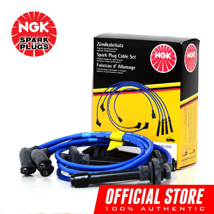 NGK RC-HE64 Spark Plug Resistor Cable Set for Honda Civic, Integra, CR-X | Lazada PH