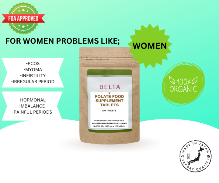 BELTA Folic Acid FOR WOMEN- FDA APPROVED! Safe and Effective | Lazada PH