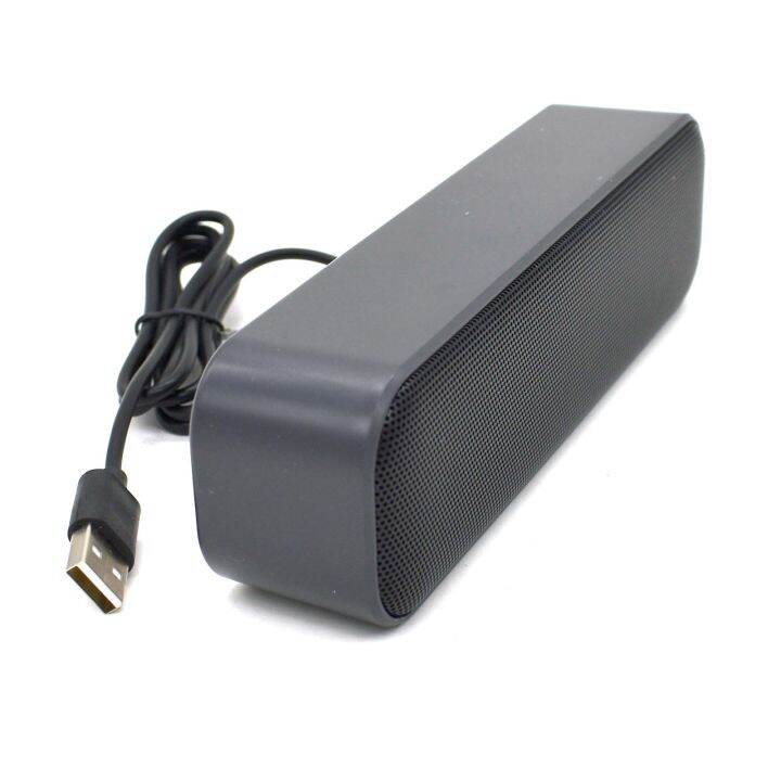 USB Powered Soundbar Desktop Speaker Wired Computer Sound Box for TV ...