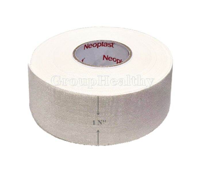 Neotape Porous นีโอเทป เทปผ้าล็อค ผ้ายางปิดแผล แบบรูพรุน 1 นิ้วx10 หลา ...
