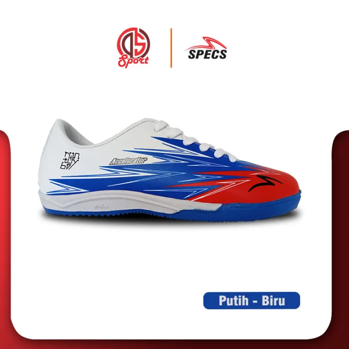 Sepatu Futsal Specs Accelerator lightspeed 3 Runtuboy White Blue ...