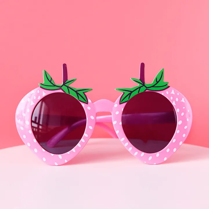 MILKL เด็กสาวตลกแว่นกันแดดสุทธิสีแดงตลกแว่นตาเด็กสุขสันต์วันเกิดพรรค ...