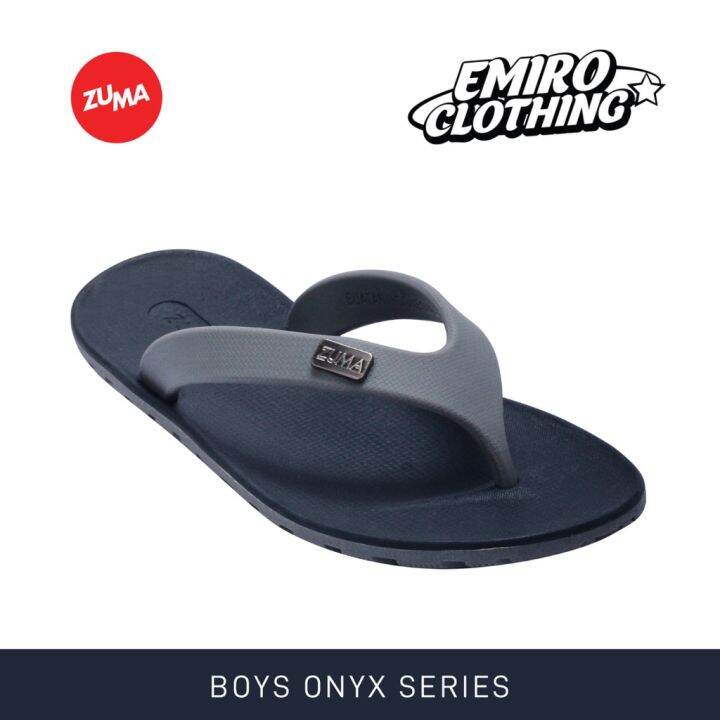 Sandal Zuma Boys Onyx 3 Biru Navy Original Sendal Jepit Anak Laki Laki ...