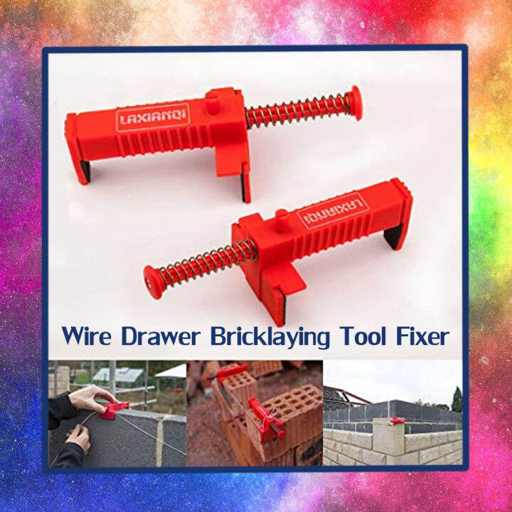 1Pair Wire Drawer Bricklaying Tool Fixer for Building | Lazada PH